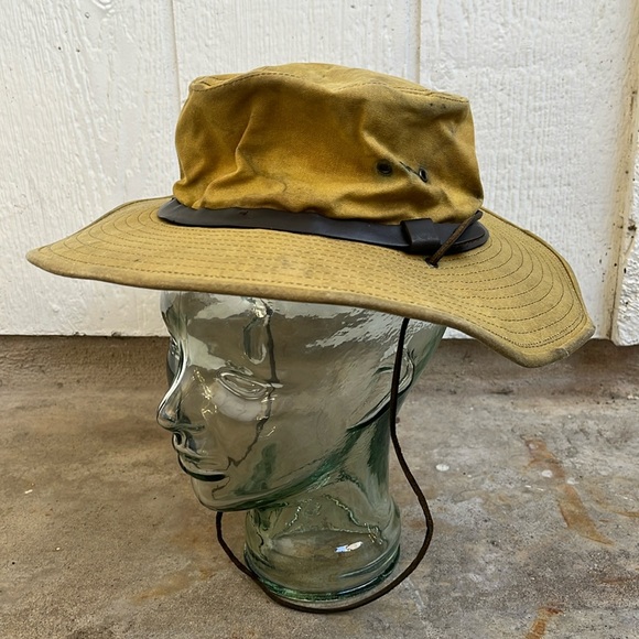 Filson | Accessories | Cc Filson Vintage Cloth Packer Hat Usa Waxed ...
